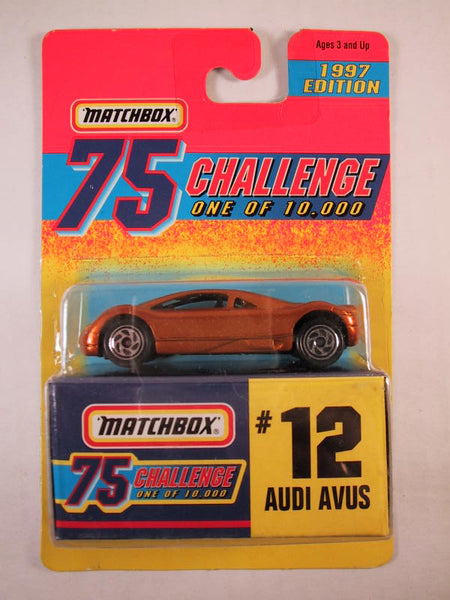 Matchbox 75 Challenge Gold Vehicle, #12 Audi Avus – MVE Collectibles